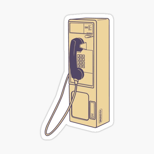 "Payphone" Sticker for Sale by thedrumstick | Redbubble
