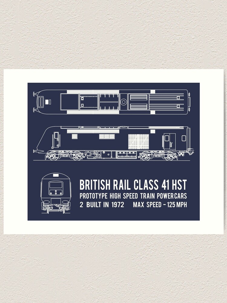 "British Rail Class 41 HST Prototype High Speed Train Locomotive ...