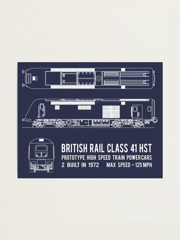 "British Rail Class 41 HST Prototype High Speed Train Locomotive ...