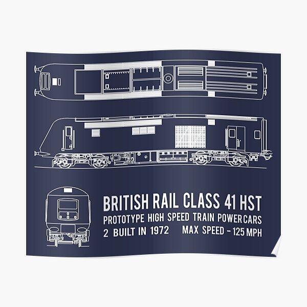 "British Rail Class 41 HST Prototype High Speed Train Locomotive ...