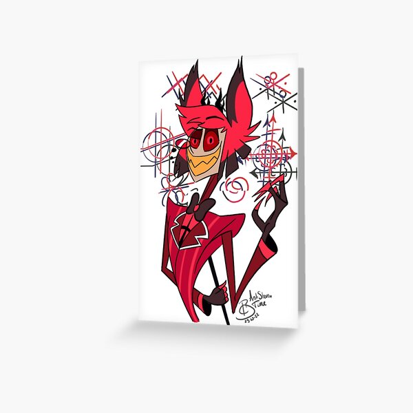 "Alastor Hazbin Hotel" Greeting Card for Sale by ArtStevenTime | Redbubble