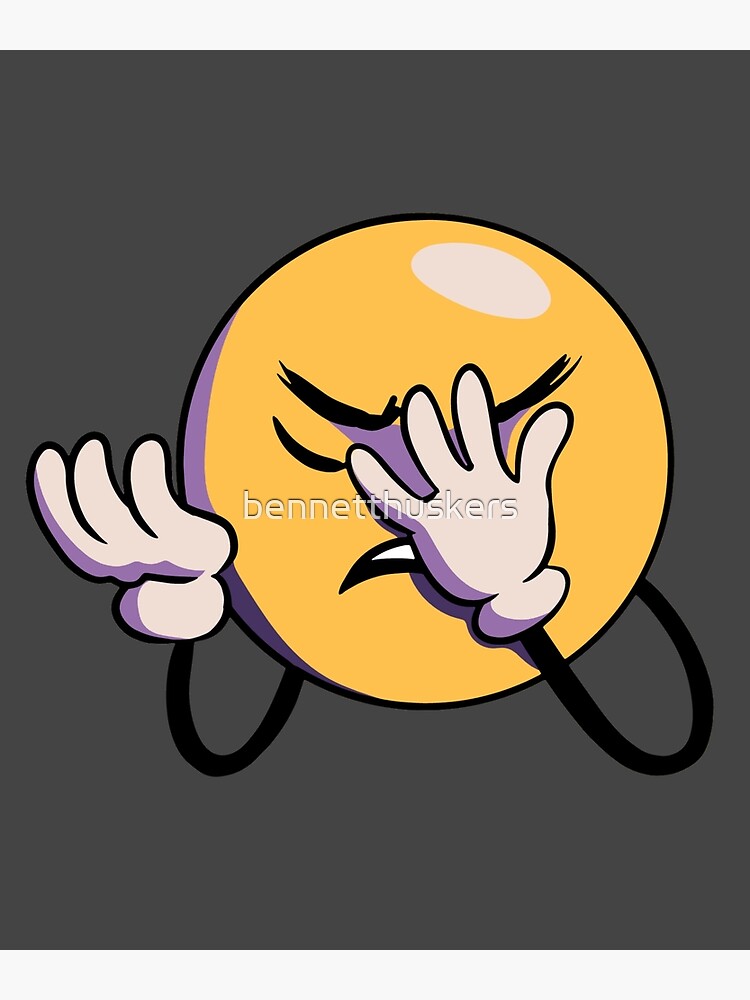 "WTF Emoji" Poster for Sale by bennetthuskers | Redbubble