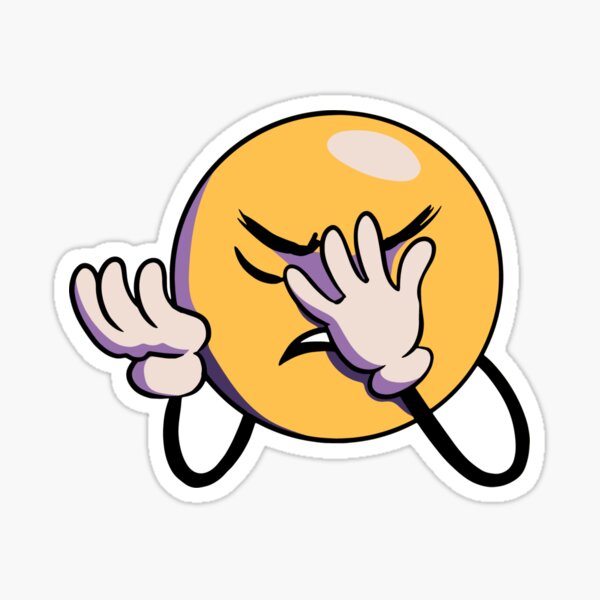 "WTF Emoji" Sticker for Sale by bennetthuskers | Redbubble