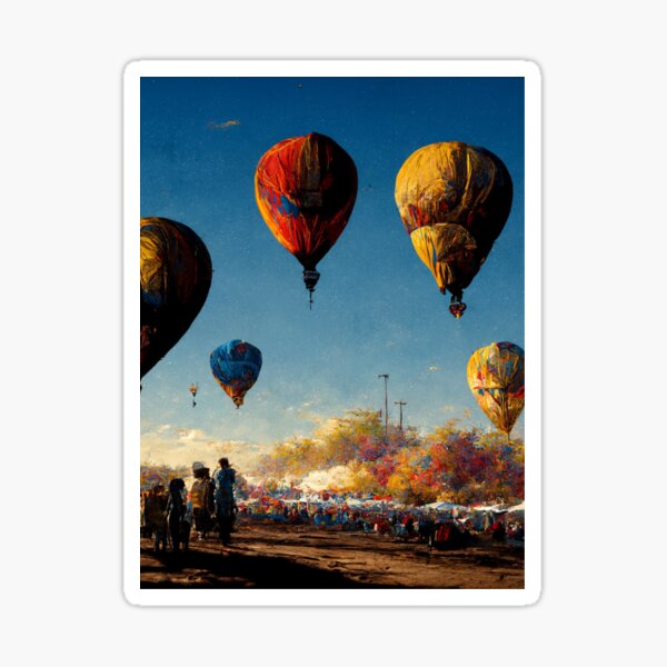 "albuquerque international balloon fiesta" Sticker for Sale by ...