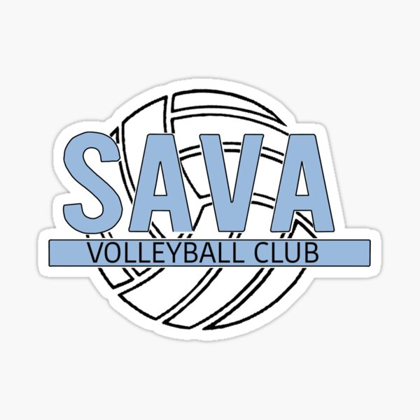 "SAVA Black" Sticker for Sale by victorianevaeh | Redbubble