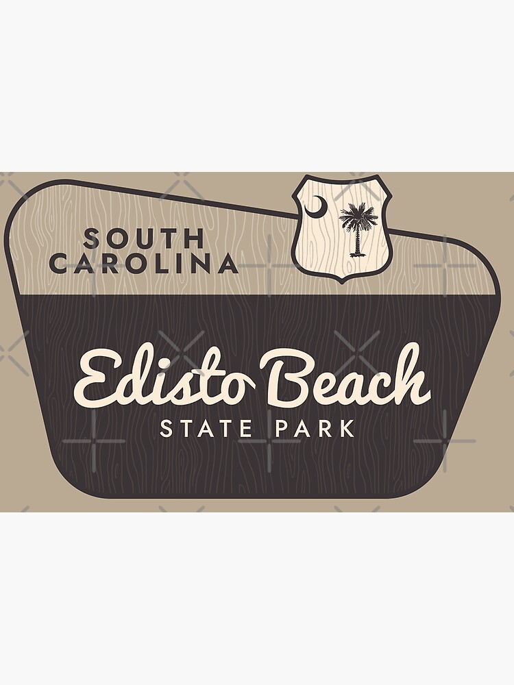 "Edisto Island State Park South Carolina Vintage Welcome Sign" Poster ...