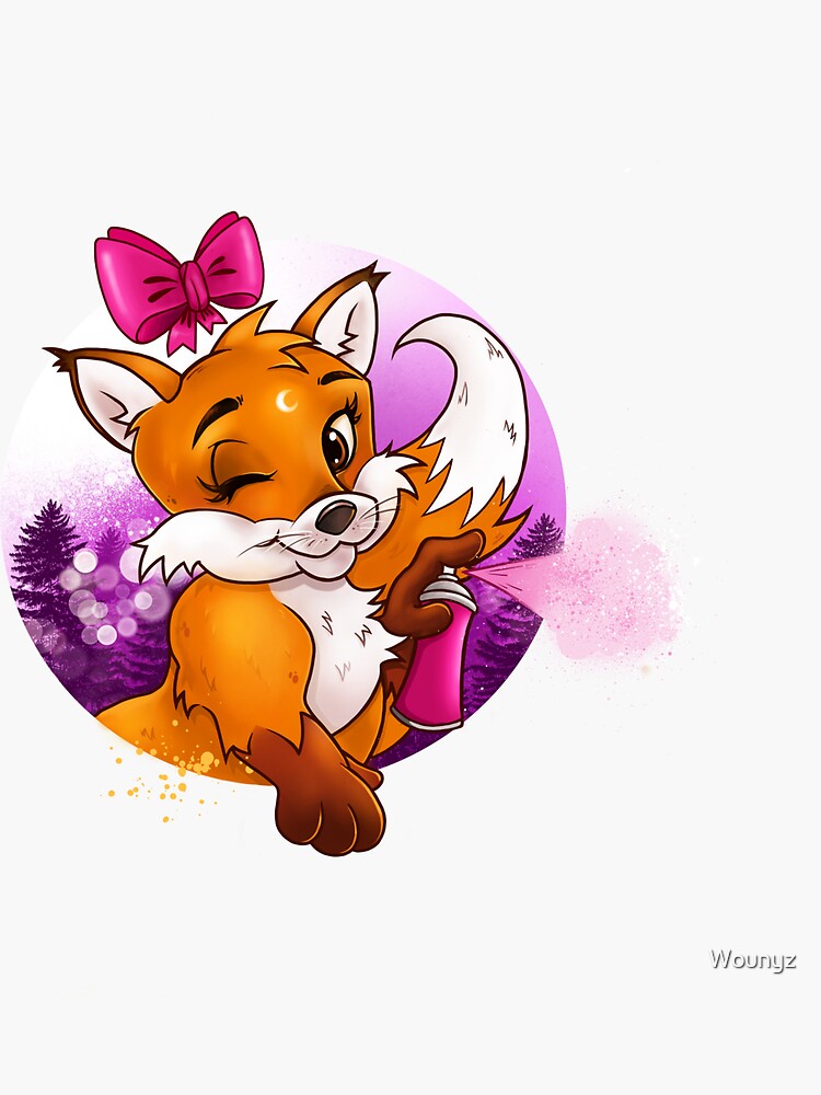 "foxy" Sticker for Sale by Wounyz | Redbubble