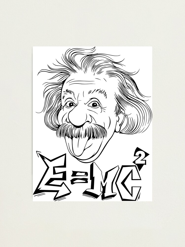 Lámina fotográfica «Ecuación de Albert Einstein e=mc2» de neomacos | Redbubble