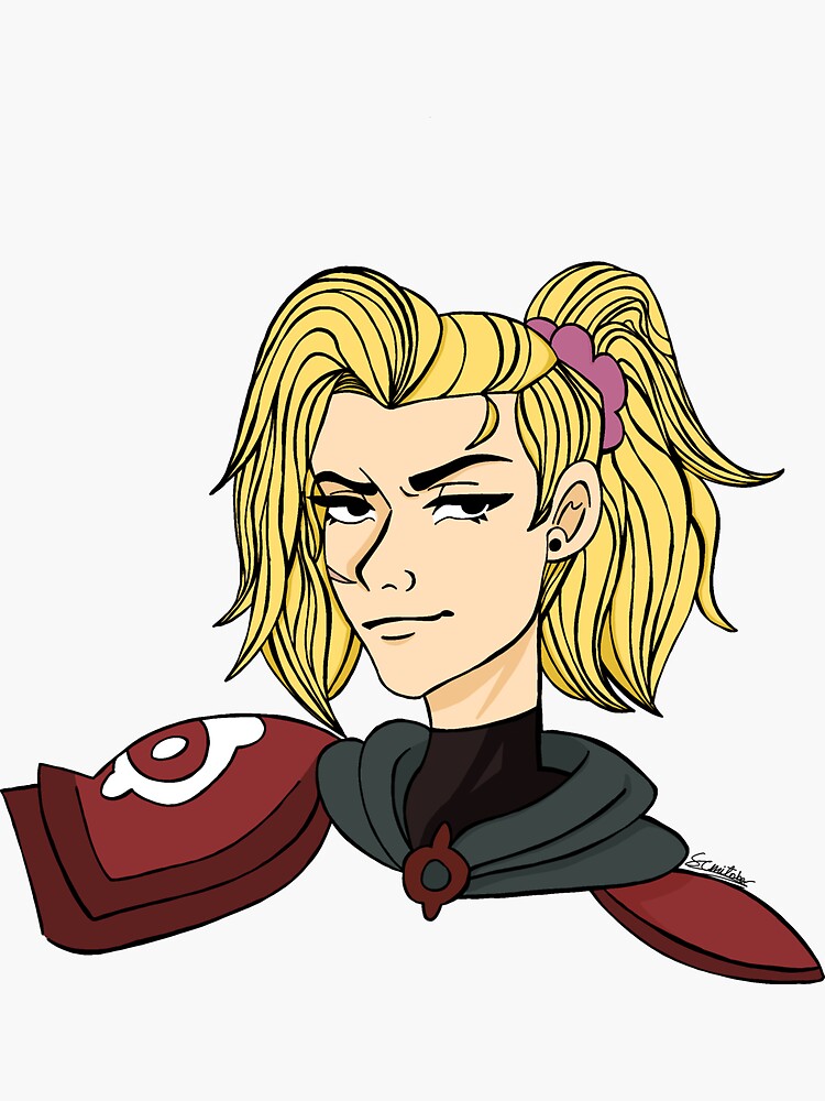 "Sasha waybright" Sticker for Sale by Semitober | Redbubble