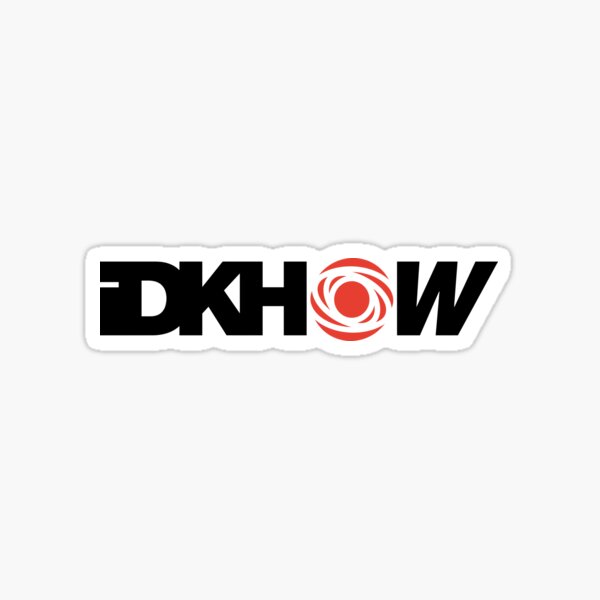 "Idkhow Merch I Dont Know How But They Found Me Logo" Sticker for Sale ...