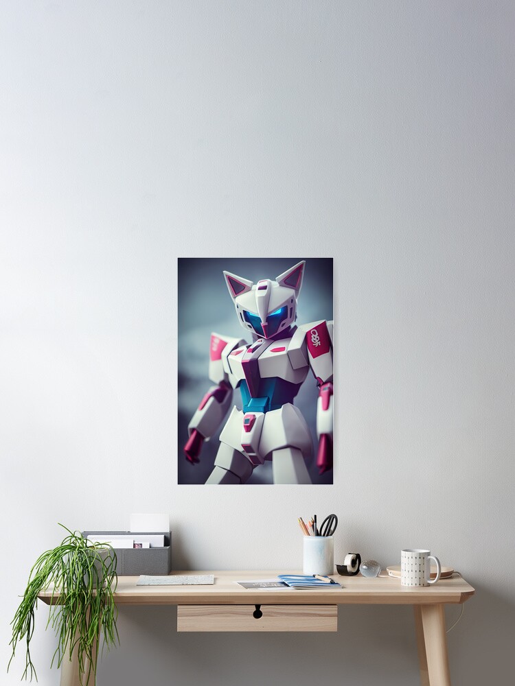 "Cat Gundam" Poster for Sale by OccultDreams | Redbubble