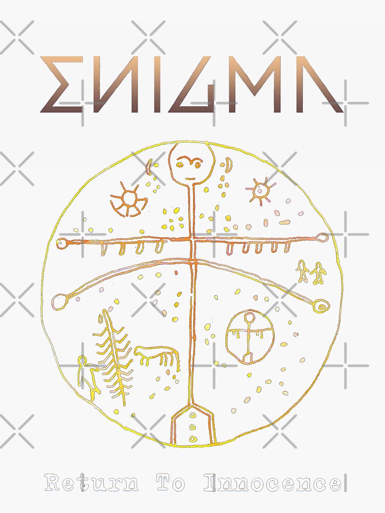 "Enigma Return to Innocence" Sticker for Sale by QuotesTeesStore ...