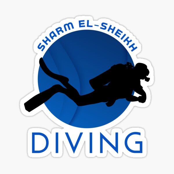 "Sharm El-Sheikh Egypt Diving" Sticker for Sale by EgyptConnection ...