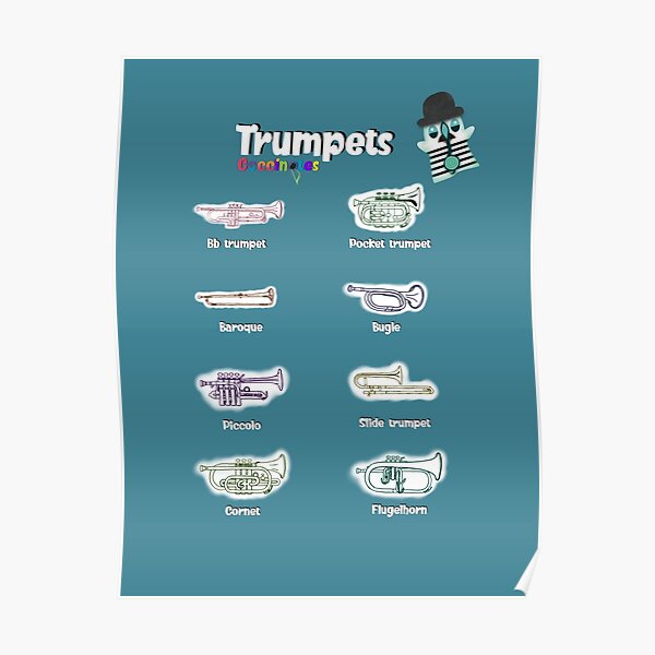"Trumpets Coccinotes " Poster for Sale by Coccinotes | Redbubble