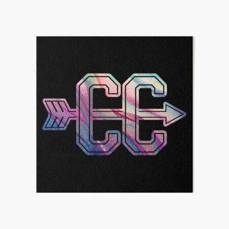 "Cross Country CC Logo" Art Board Print for Sale by BeaSchoney | Redbubble