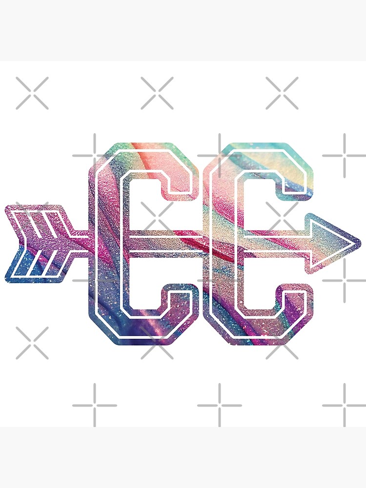 "Cross Country CC Logo" Poster for Sale by BeaSchoney | Redbubble