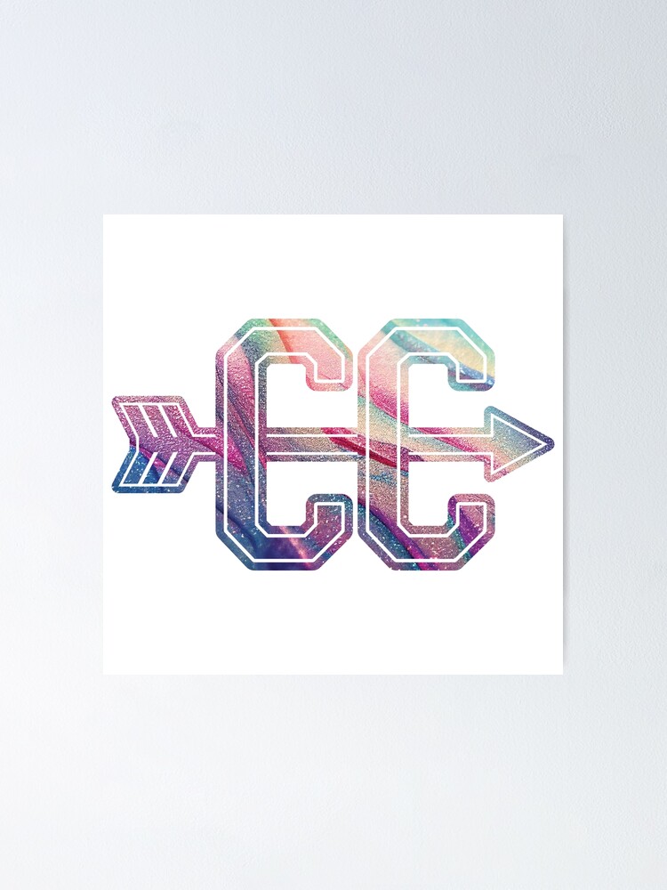 "Cross Country CC Logo" Poster for Sale by BeaSchoney | Redbubble