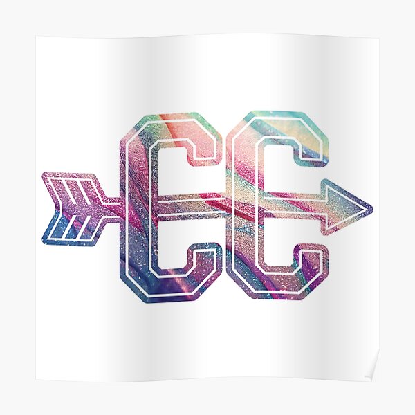 "Cross Country CC Logo" Poster for Sale by BeaSchoney | Redbubble