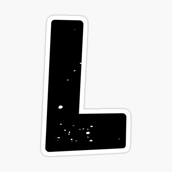 "Letter L Capital Alphabet" Sticker for Sale by MGBizStore | Redbubble