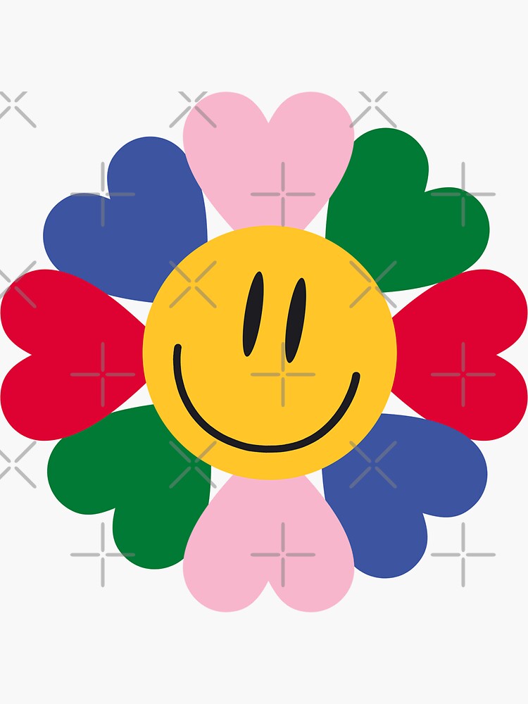 "Hello lovers smiley face flower Niall Horan" Sticker for Sale by ...