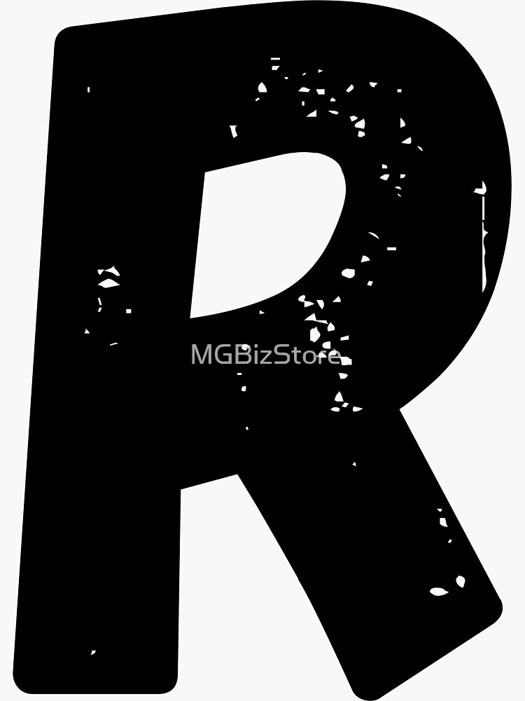 "Letter R Capital Alphabet" Sticker for Sale by MGBizStore | Redbubble