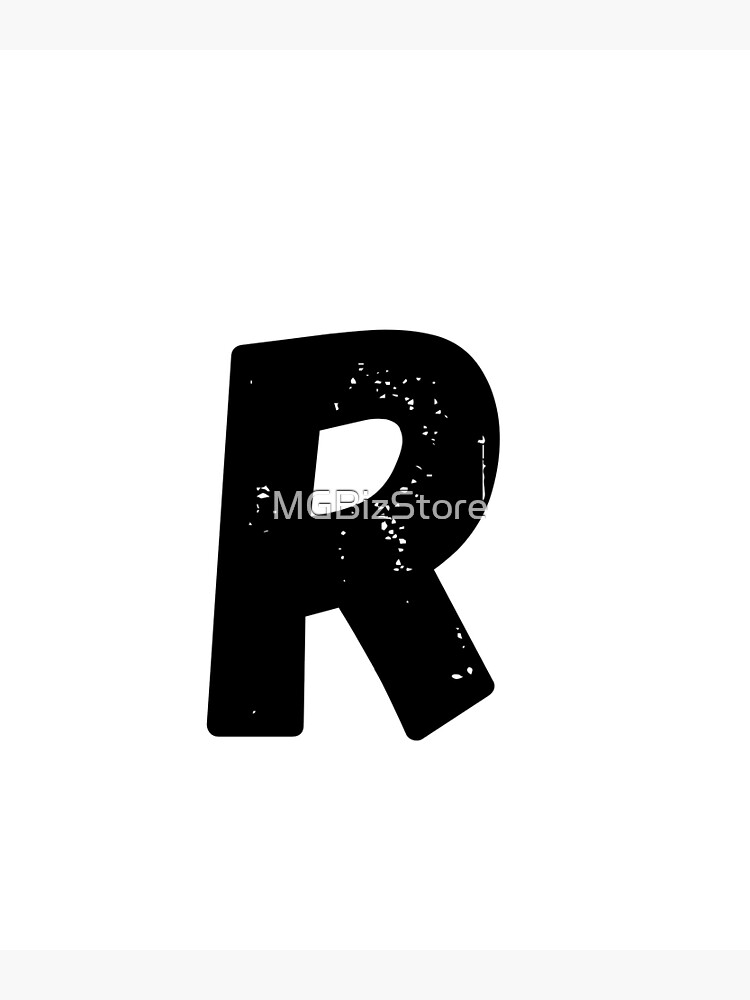 "Letter R Capital Alphabet" Poster for Sale by MGBizStore | Redbubble