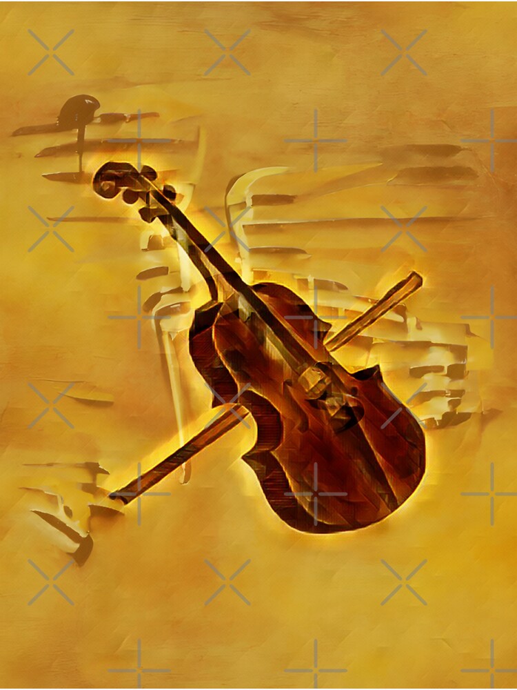 "Cello vintage color" Sticker for Sale by Artbellachi | Redbubble