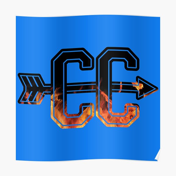 "Cross Country CC Logo" Poster for Sale by BeaSchoney | Redbubble