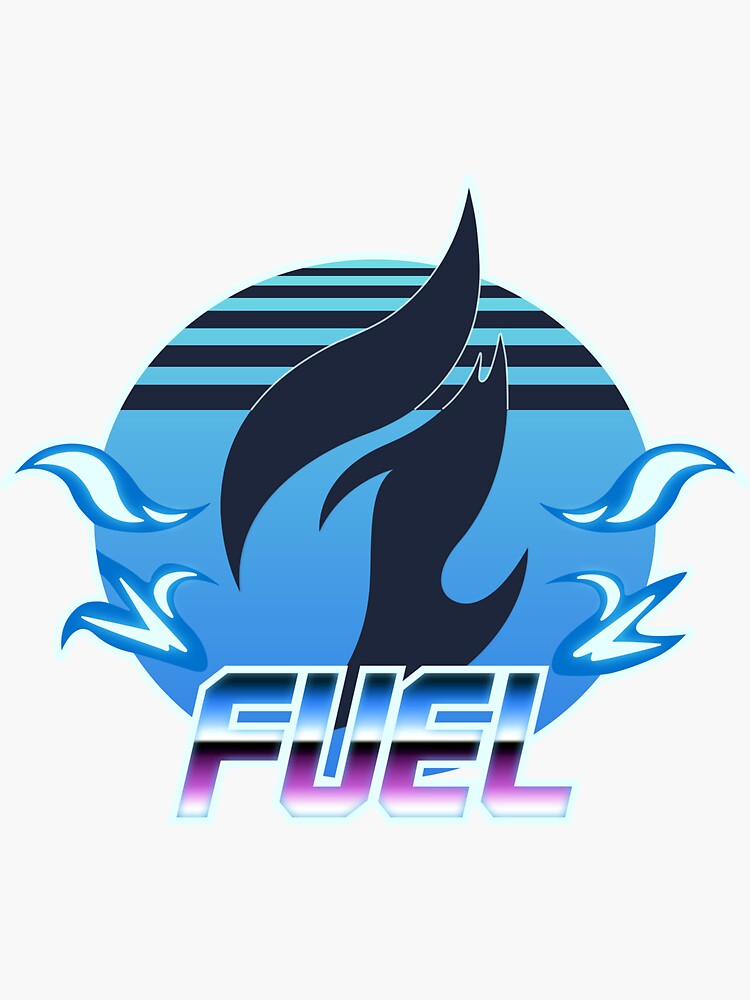 "Dallas Fuel Synthwave Logo" Sticker for Sale by EsperOnline | Redbubble