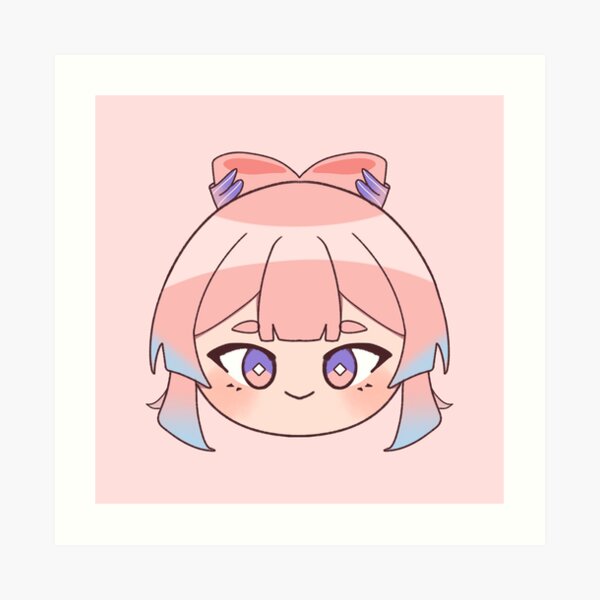 "Genshin Impact Chibi Icon Sticker | Kokomi" Art Print for Sale by ...