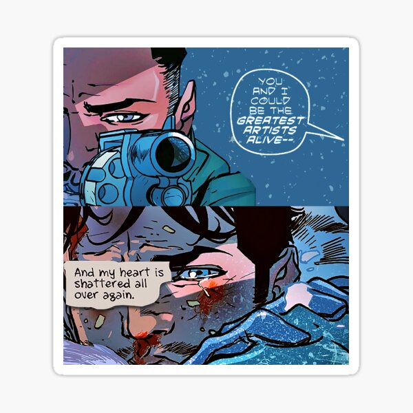 "the greatest artists alive" Sticker for Sale by olympain | Redbubble