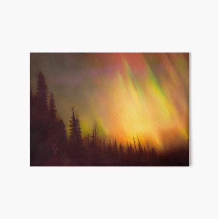 "Aurora Borealis the Northern Lights" Art Board Print for Sale by ONE ...