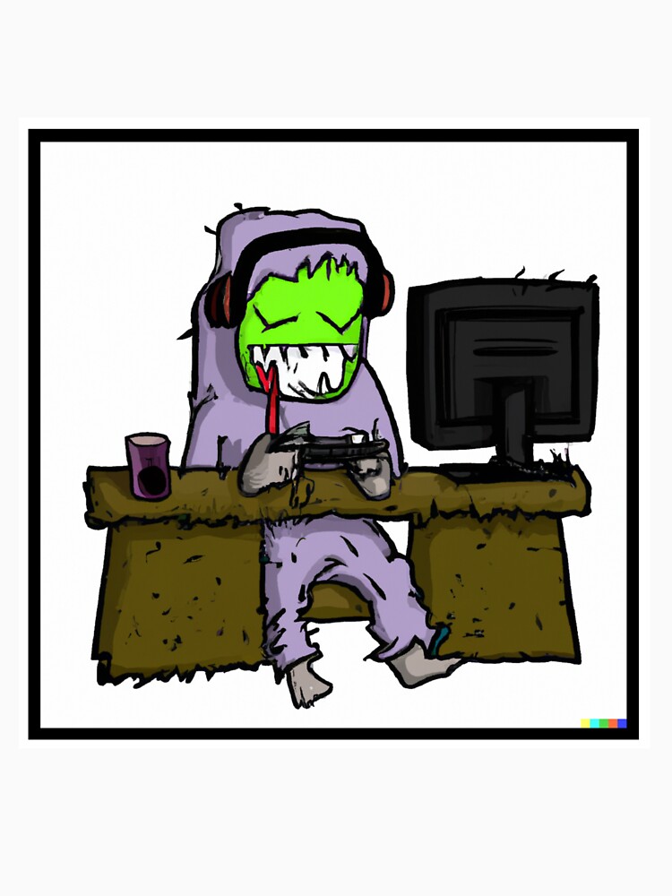 "zombie gamers | gamer drawing | gamer draw | Zombie gamer drawing" T ...