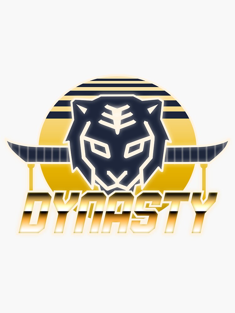 "Seoul Dynasty Synthwave Logo" Sticker for Sale by EsperOnline | Redbubble