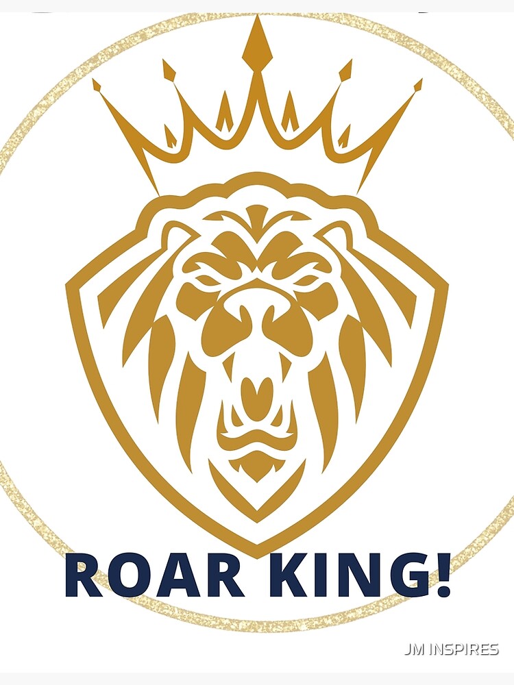 Lámina metálica «león rugido! recibo lo que es mío; no te limites ...