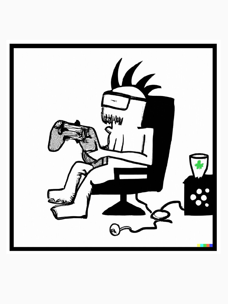 "zombie gamers | gamer drawing | gamer draw | Zombie gamer drawing" T ...