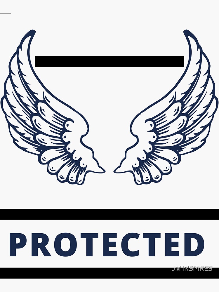 "Protected by angels, Psalm 91" Sticker for Sale by Jojamisiekaba ...