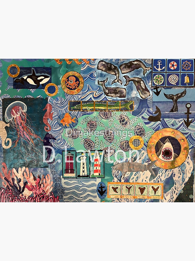 "Wet stuff" Sticker for Sale by Dimakesthings | Redbubble