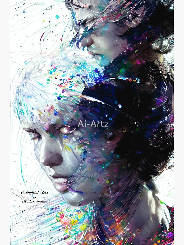 "Wires of Colors that Cuts Our Throats" Sticker for Sale by Ai-Artz | Redbubble