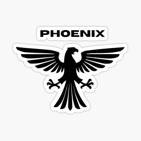 "Phoenix" Sticker for Sale by CoolDesign2000 | Redbubble