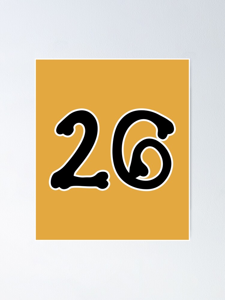 Póster «Hueso | Esqueleto Número Veintiséis - 26» de Number-Shop ...