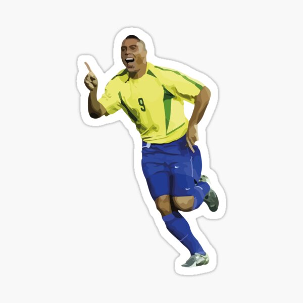 "R9 Ronaldo 2002 World Cup Goal Celebration" Sticker for Sale by ...