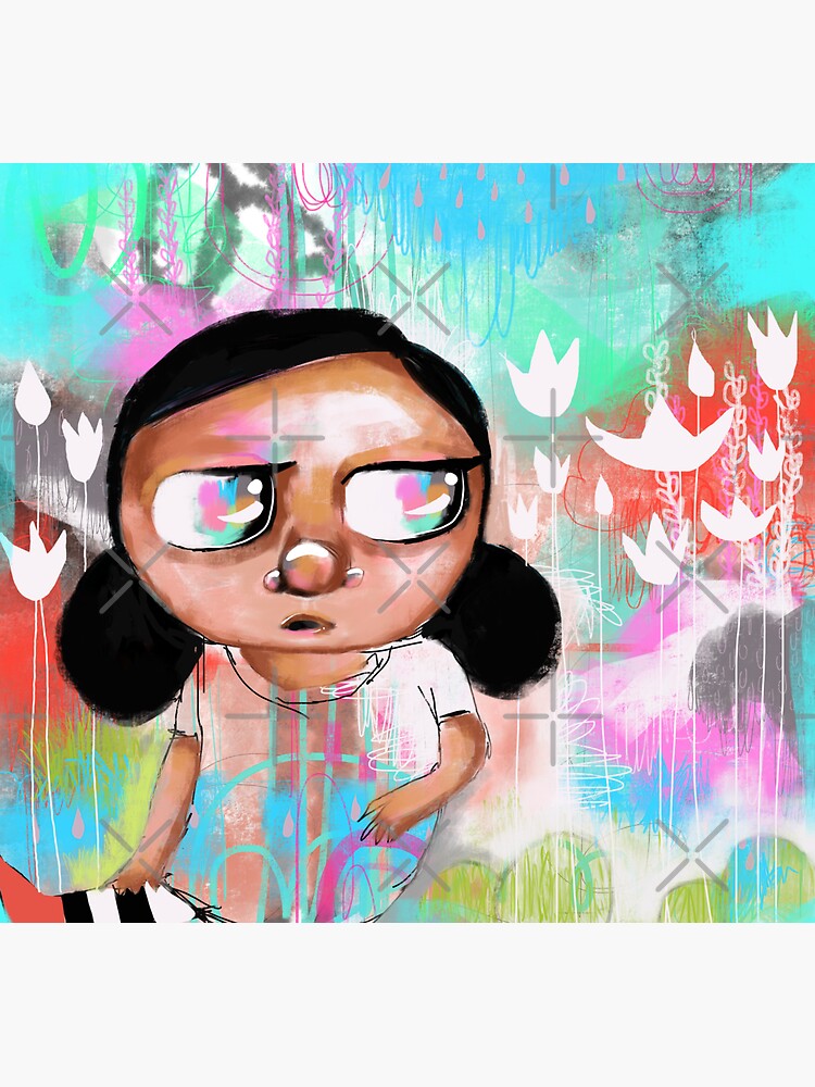 "Claire" Sticker for Sale by Hyssopartz | Redbubble