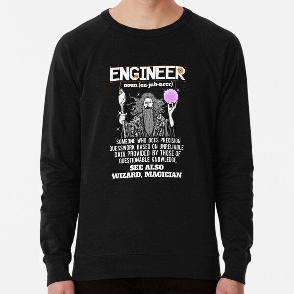 "Engineer Funny Mechanical Civil Engineering Wizard" Lightweight ...