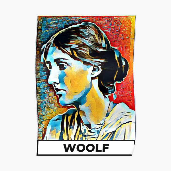 Póster «Arte de Virginia Woolf k | Retrato de Virginia Woolf | Obra de ...
