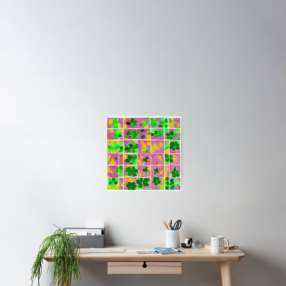 "patchwork patterns " Poster for Sale by AiArtPrints | Redbubble