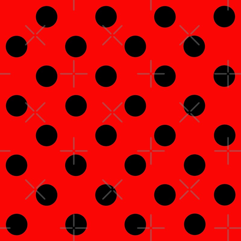 "Red and Black polka dots | Ladybug Pattern | Halloween Outfit" by ...