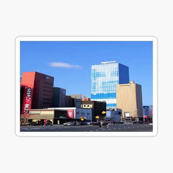 "Sapporo ai art" Sticker for Sale by Mirex88 | Redbubble