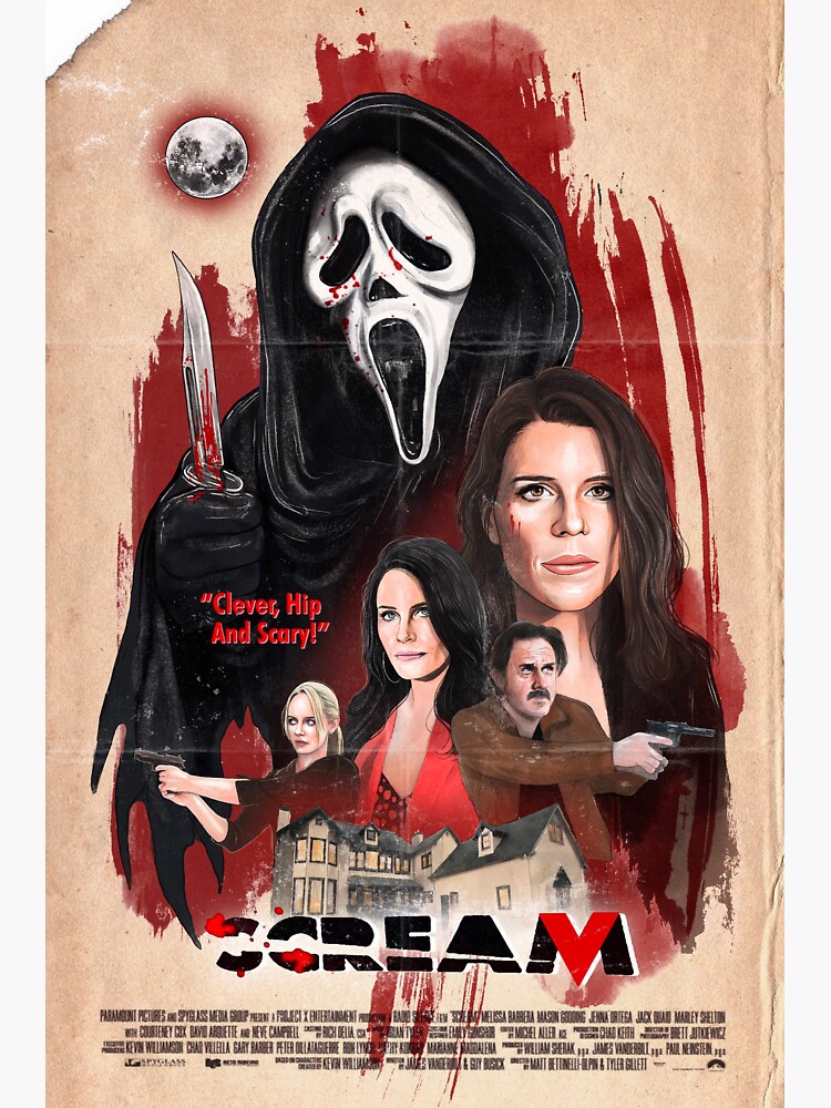 "Scream-Retro " Sticker for Sale by brothernehes | Redbubble