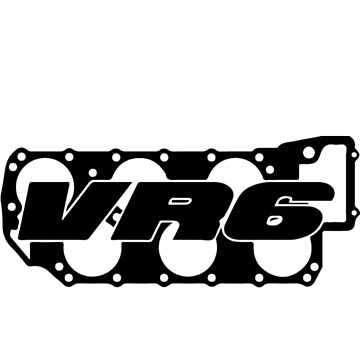 "VR6" Sticker for Sale by Marshallpower | Redbubble